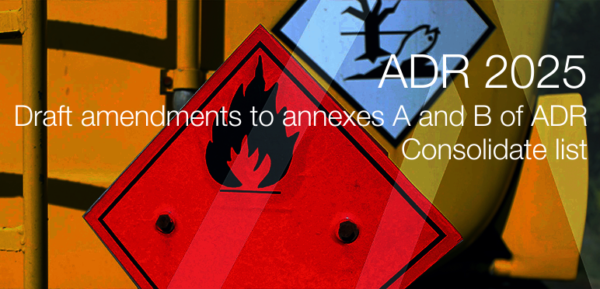 ADR 2025: Draft amendments to annexes A and B | Consolidate list ...