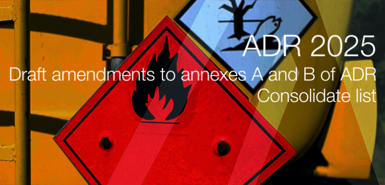 ADR 2025: Draft amendments to annexes A and B | Consolidate list ...